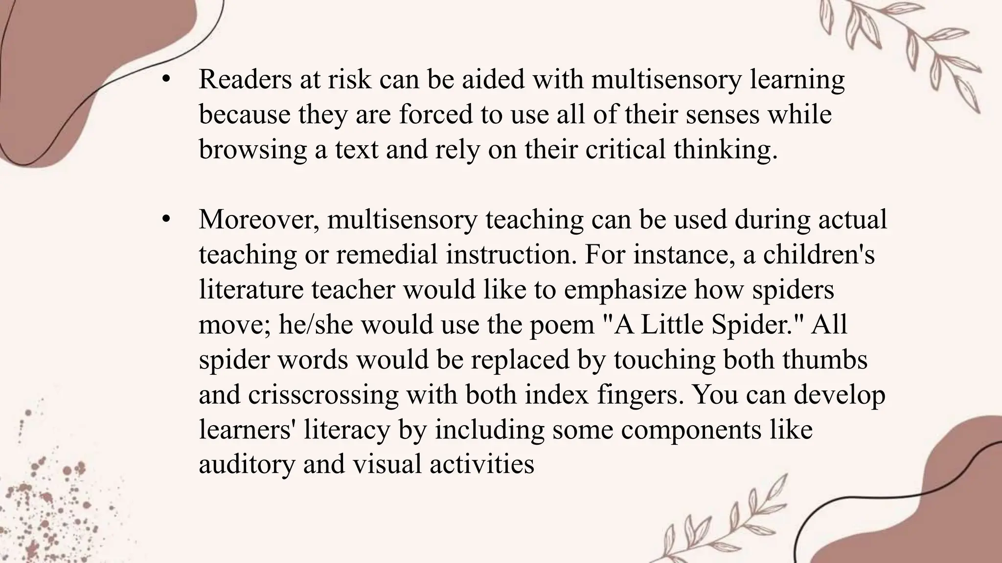 Multisensory Literature Teaching ; Carig.pptx