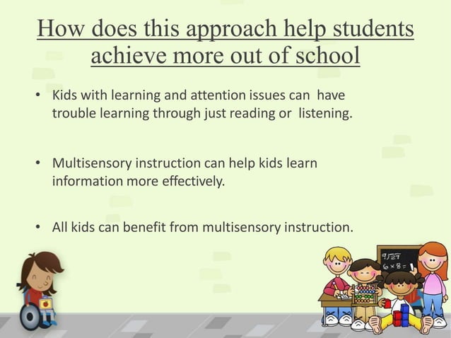 Multisensory Teaching In Early childhood education.pptx