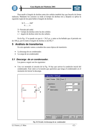Multisim, como medir paso a paso | PDF