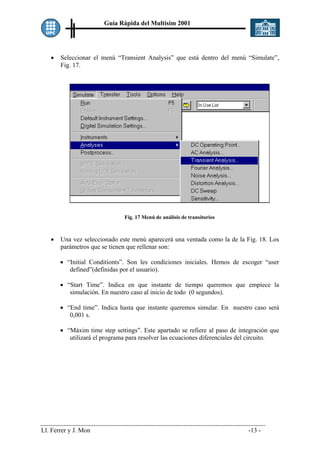 Multisim, como medir paso a paso | PDF