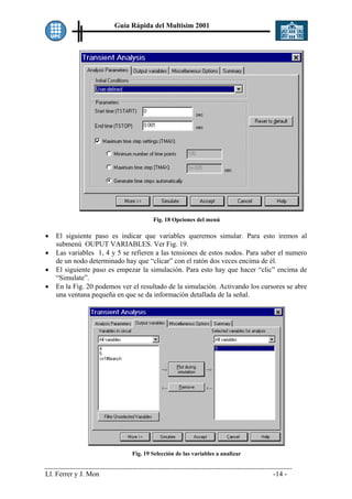 Multisim, como medir paso a paso | PDF