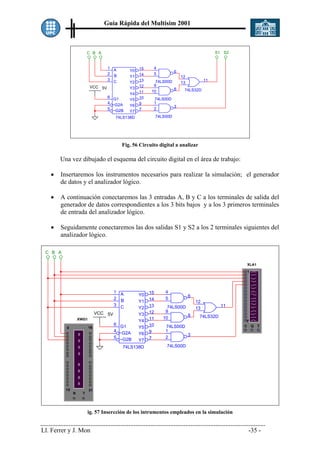 Multisim, como medir paso a paso | PDF