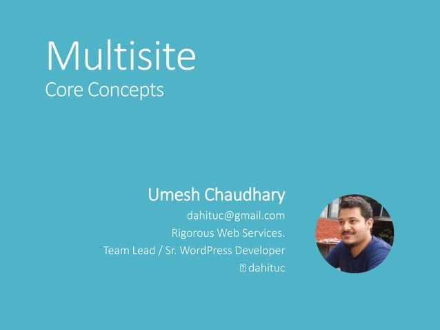 Multisite core concepts final | PPT