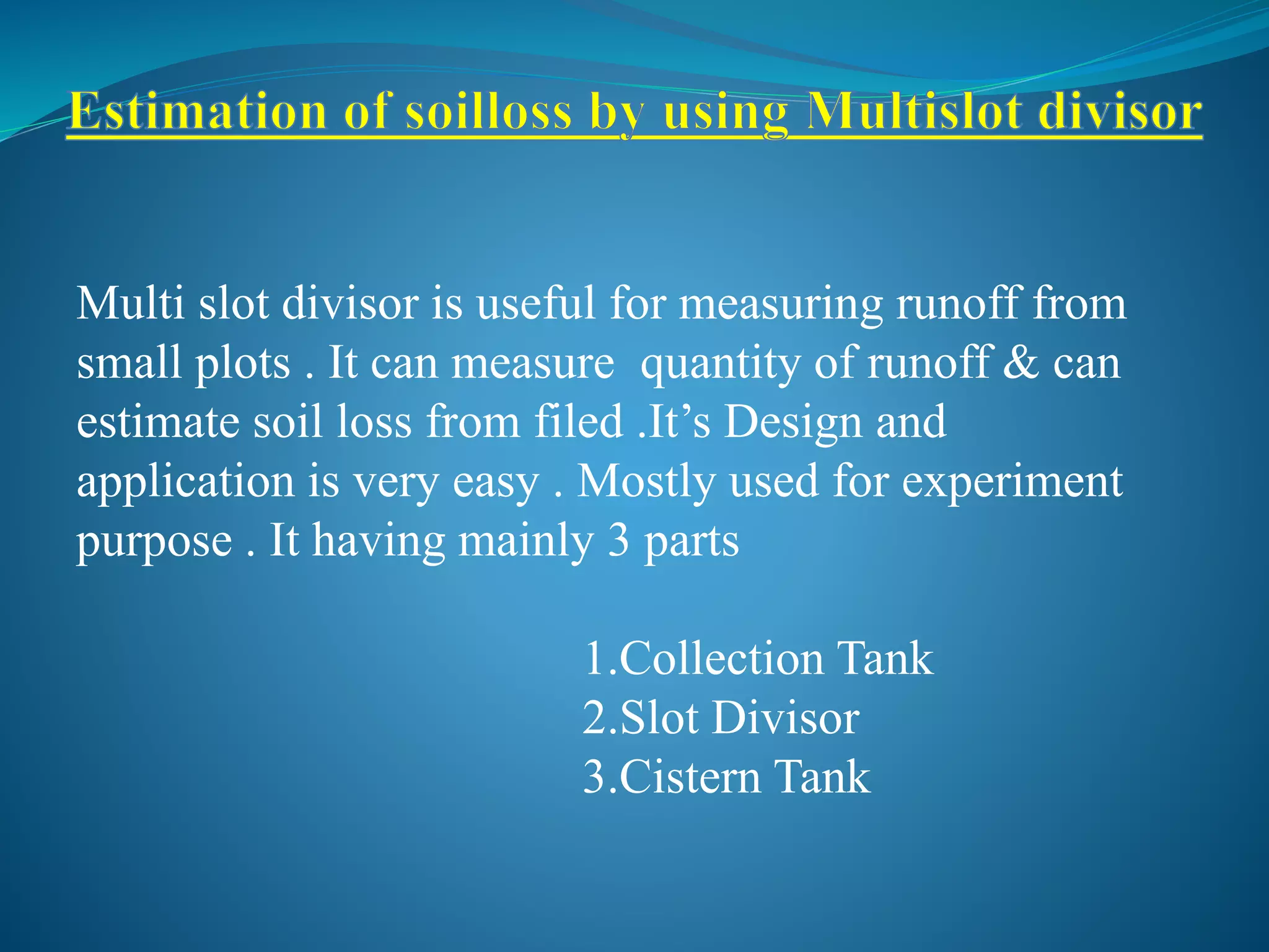 Multi slot divisor | PPTX