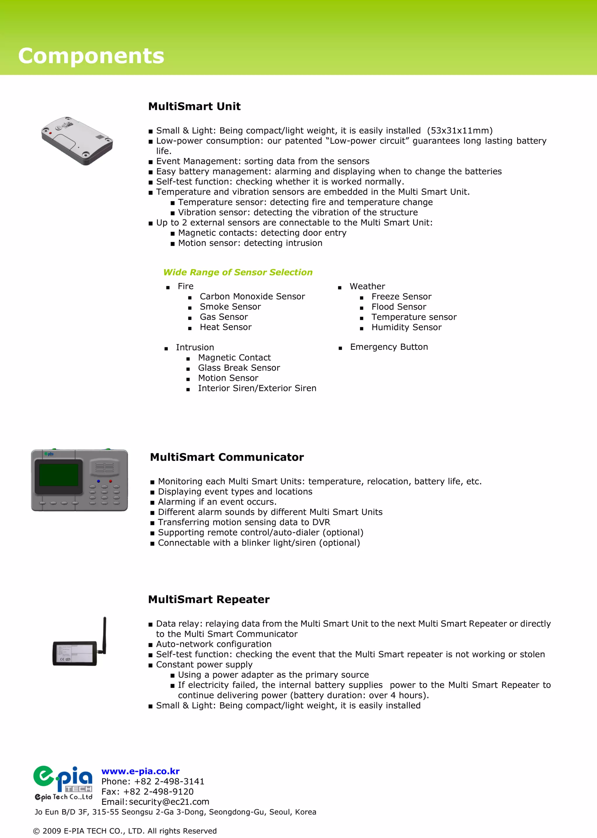 Multi smart.wireless.alarm.system | PDF