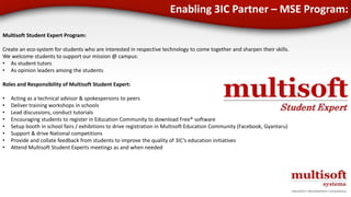 Multisoft Institute Industry Integrated Centre (3IC) for Your College | PPT
