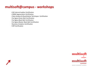 Multisoft@Campus Presentation | PDF