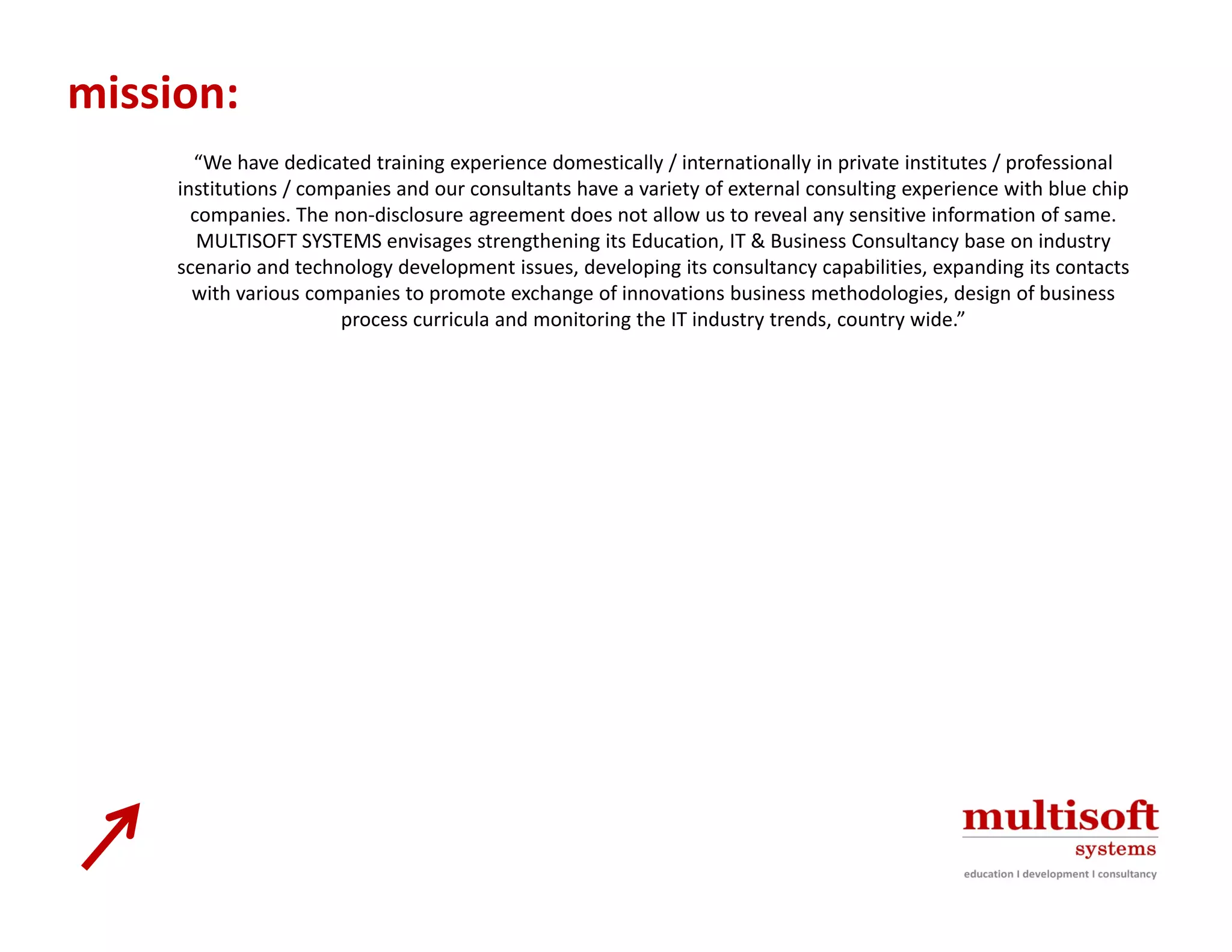 Multisoft@Corporate Presentation | PPT