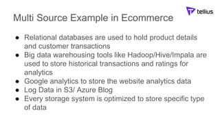 Multi Source Data Analysis using Spark and Tellius | PPTX | Databases | Computer Software and ...