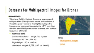 Multispectral Imagery Data for Agricultural Surveying | PDF