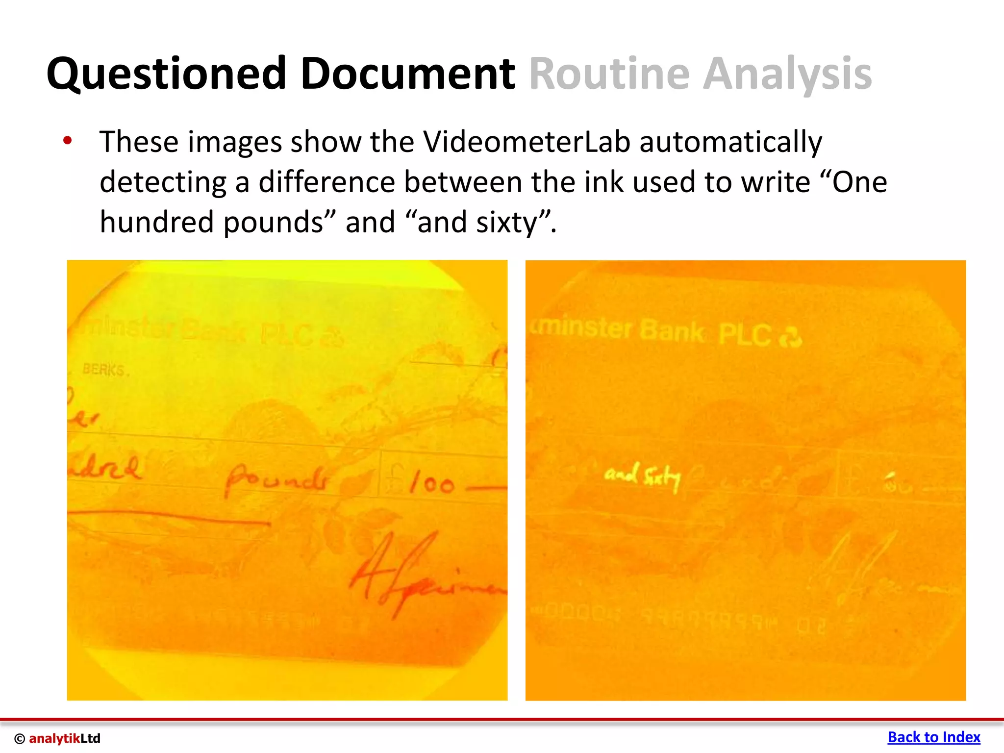 Multispectral imaging in Forensics with VideometerLab 3 | PDF