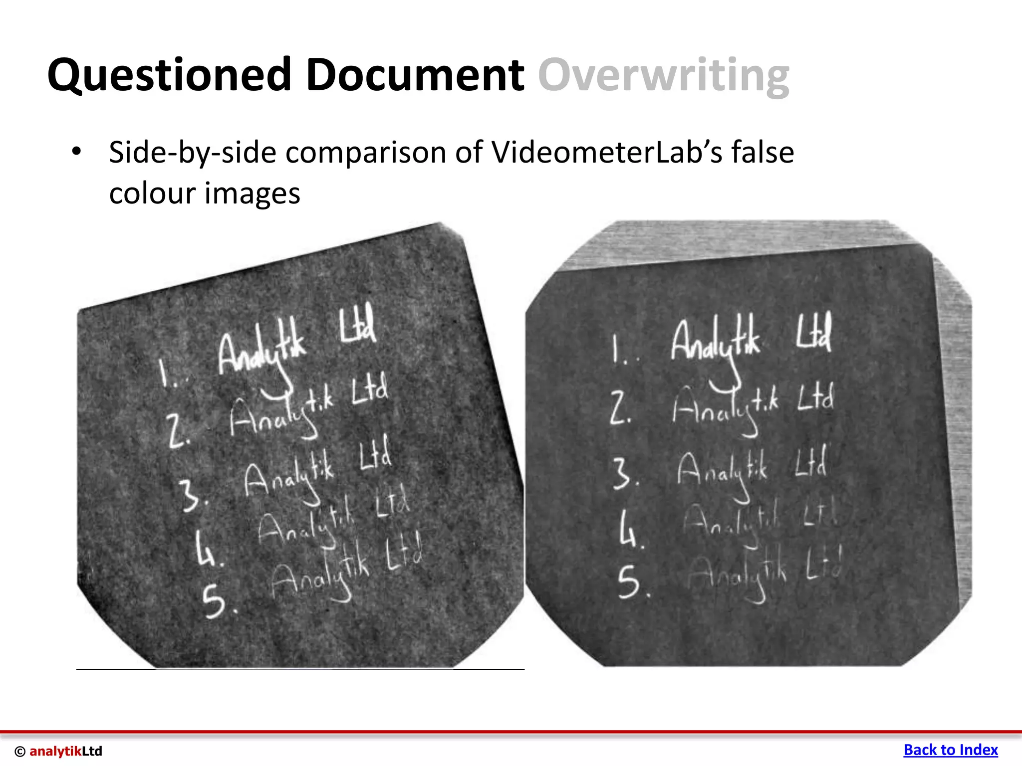 Multispectral imaging in Forensics with VideometerLab 3 | PDF