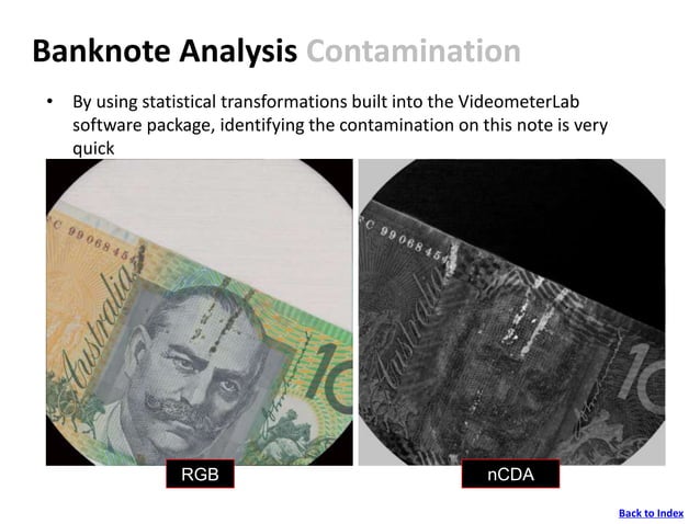 Multispectral imaging in Forensics with VideometerLab 3 | PPT