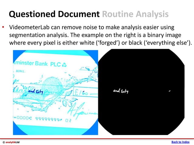 Multispectral imaging in Forensics with VideometerLab 3 | PPT