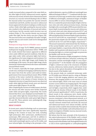 Multispectral imaging of normal bladder mucous membrane and clinical ...