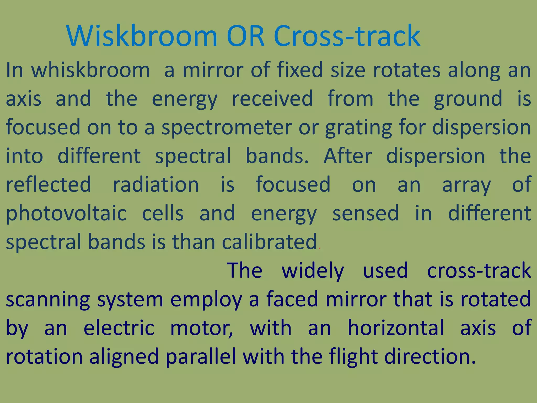 Multispectral remote sensing | PPTX