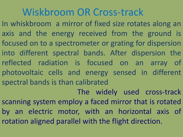 Multispectral remote sensing | PPT Multispectral remote sensing | PPT