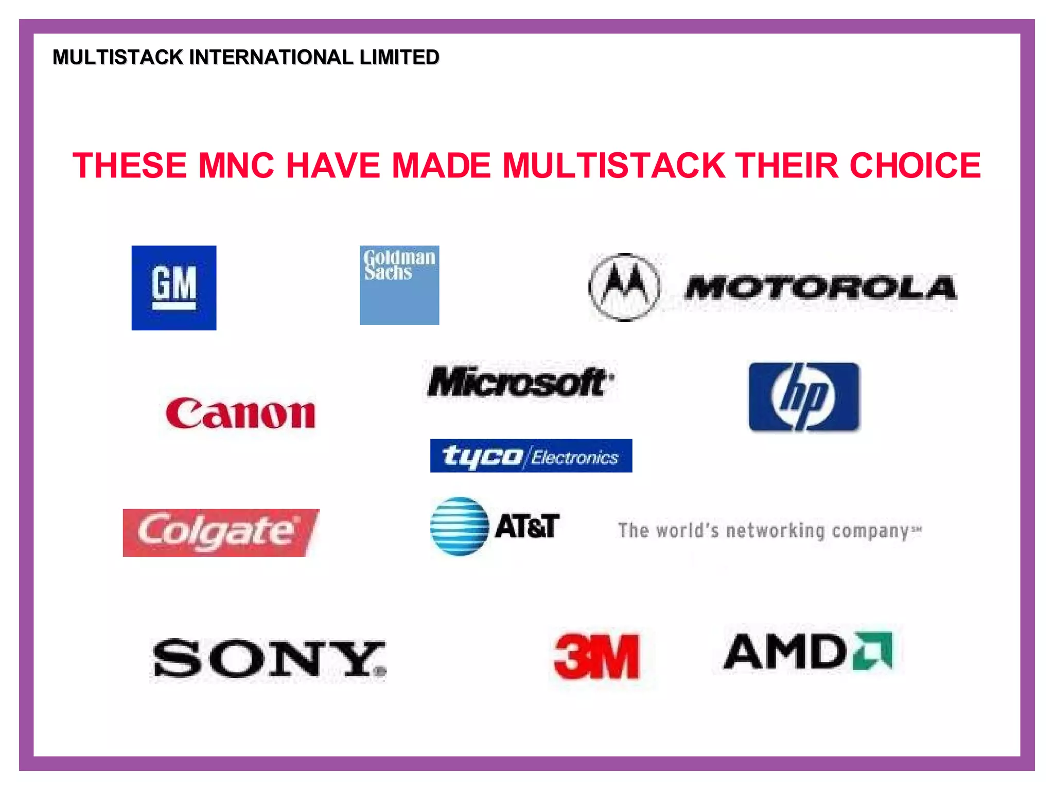 Multistack Equipment 2008 | PPT