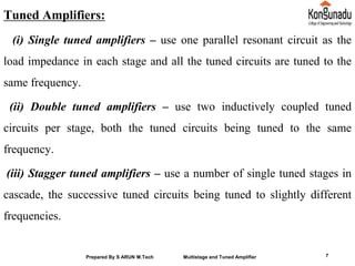 Multi stage amp | PPTX