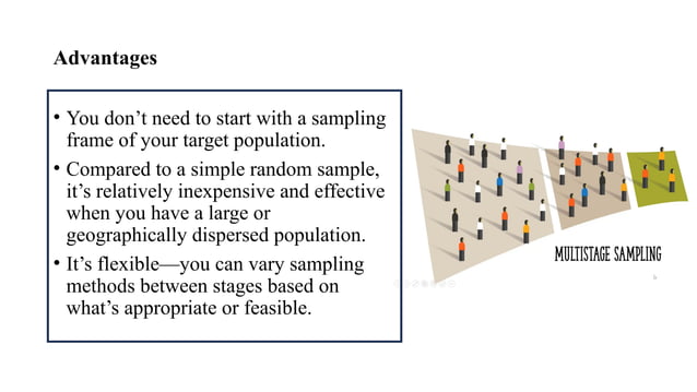 Multistage sampling Statistics Basic Sampling Techniques | PPTX | Science