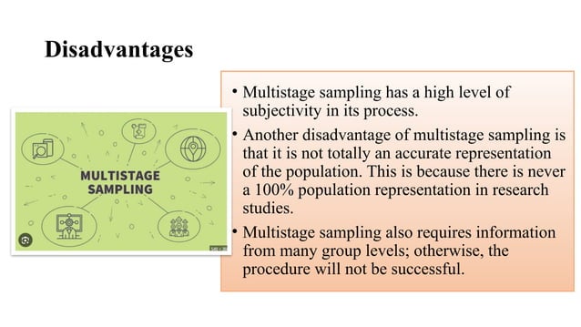 Multistage sampling Statistics Basic Sampling Techniques | PPTX | Science