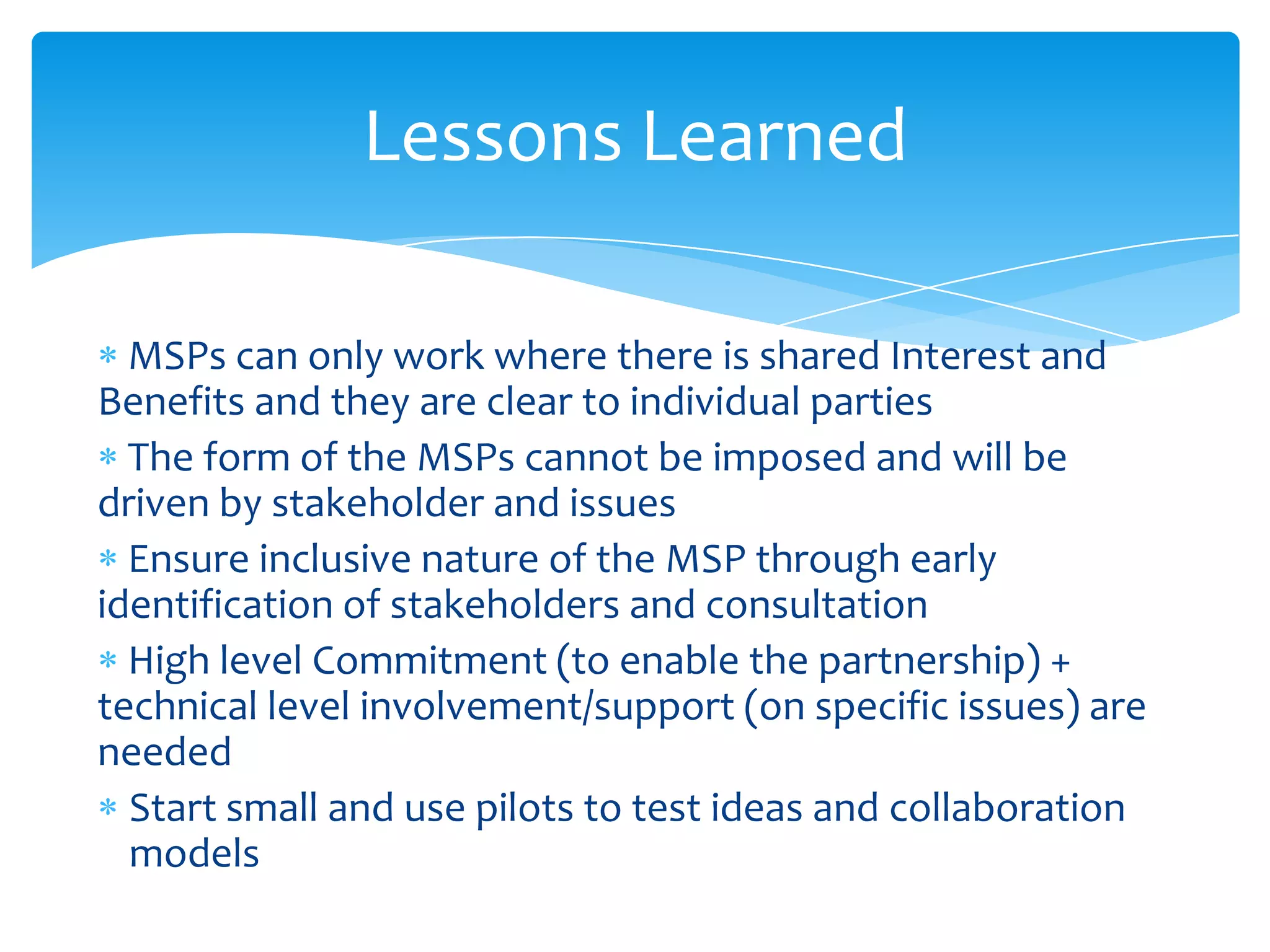 Multi stakeholder collaboration | PPTX