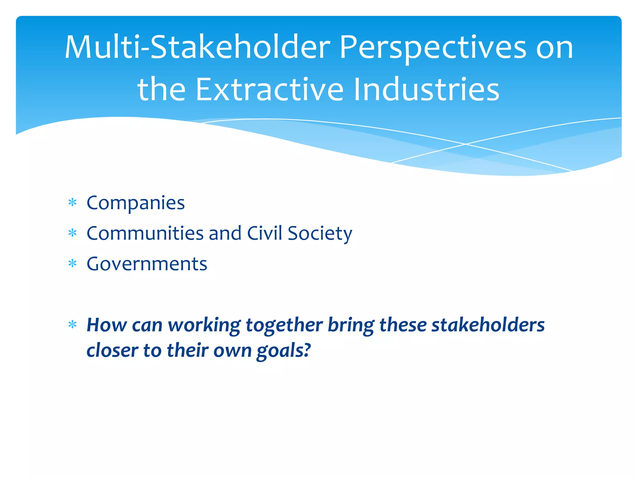 Multi stakeholder collaboration | PPT