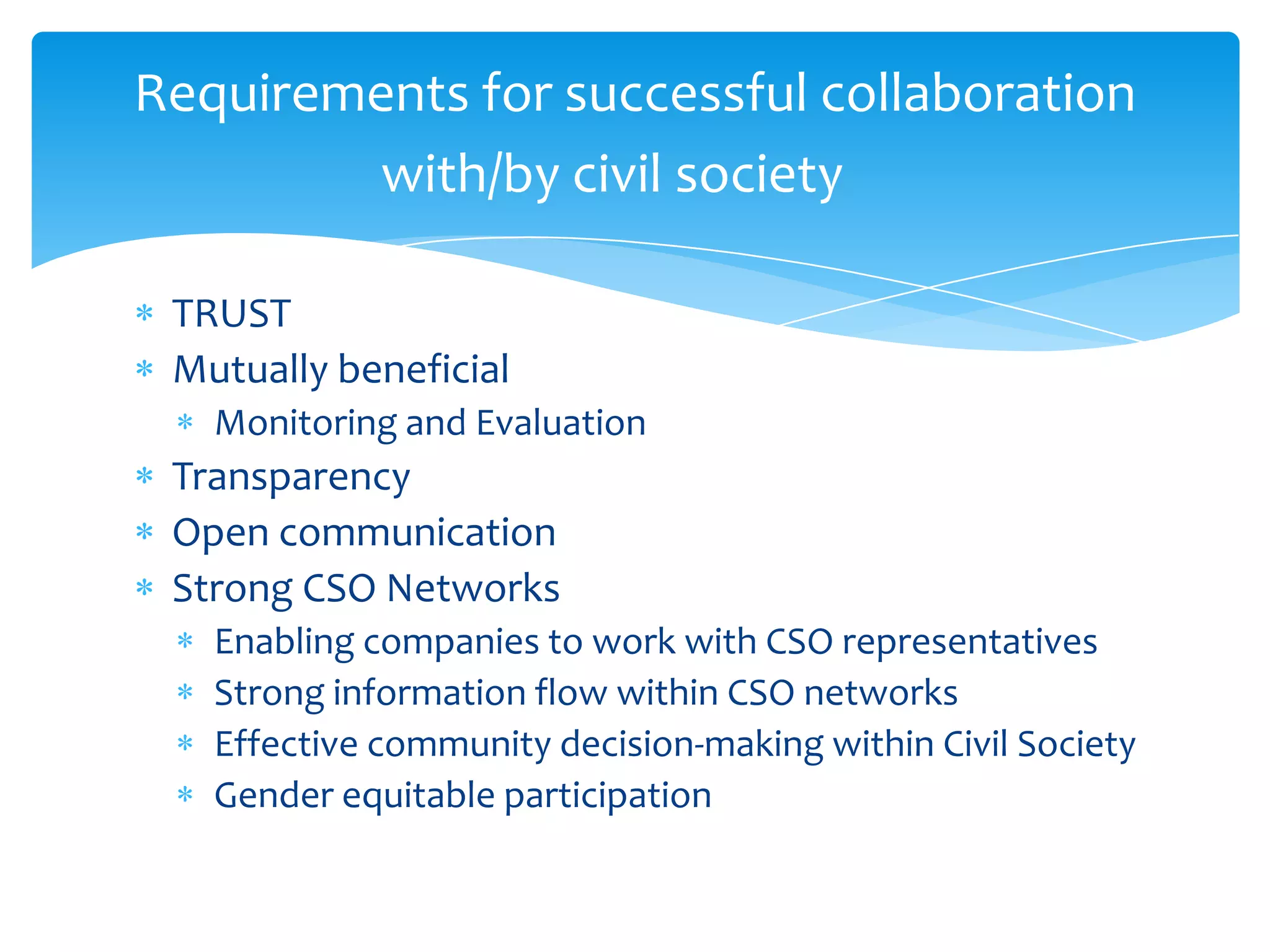 Multi stakeholder collaboration | PPTX