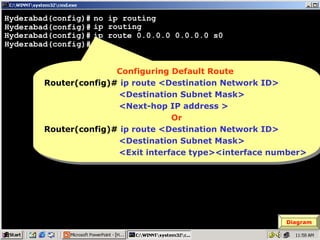 Multi Static Routng & Default Routing | PPT