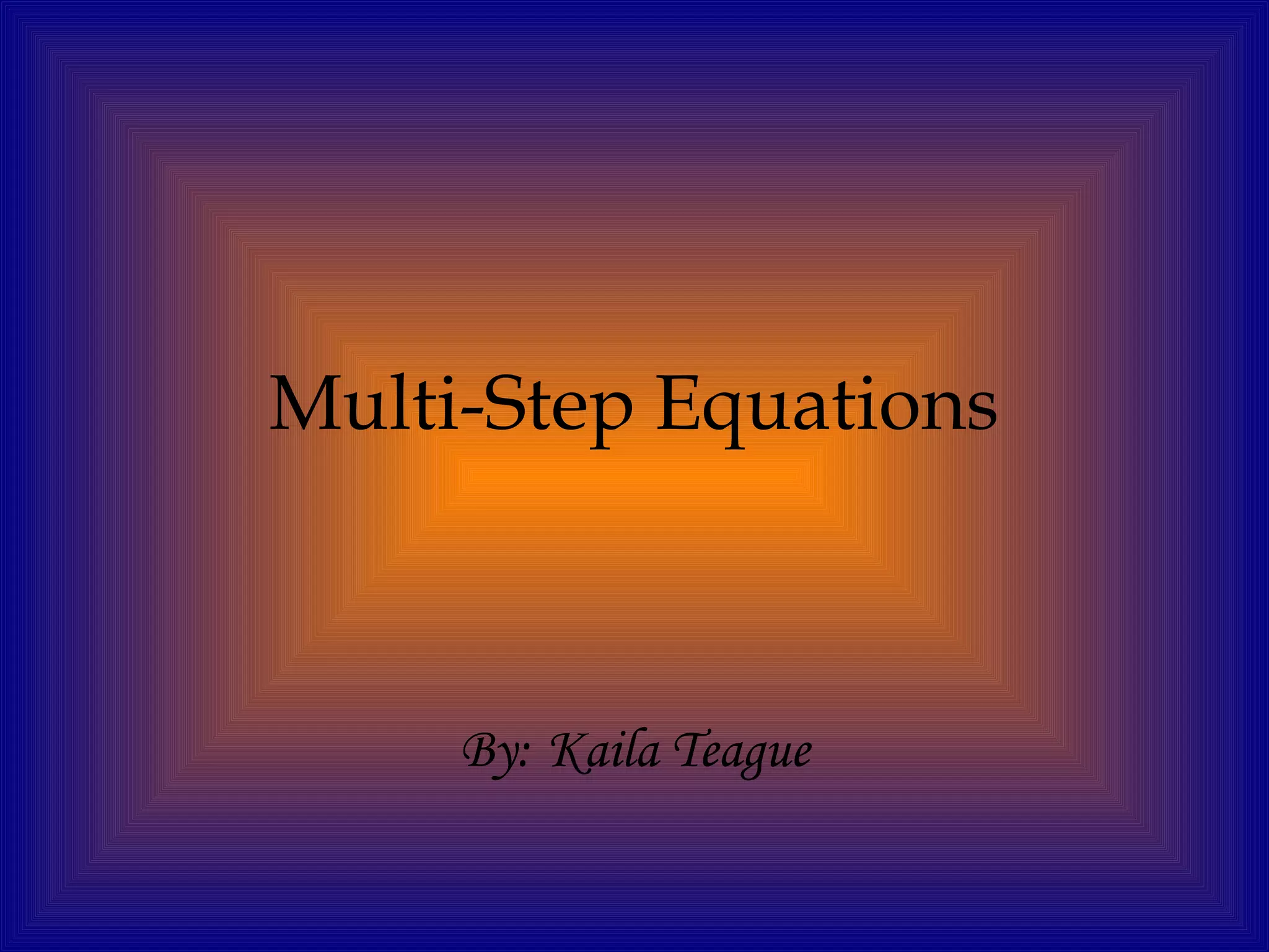 Multi step powerpoint | PPT