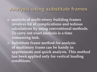 Multistorey frames | PPTX | Physics | Science