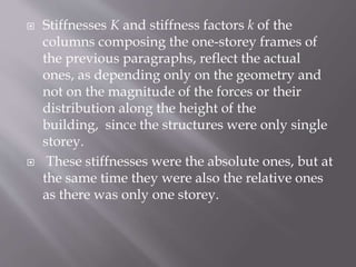 Multistorey frames | PPTX | Physics | Science