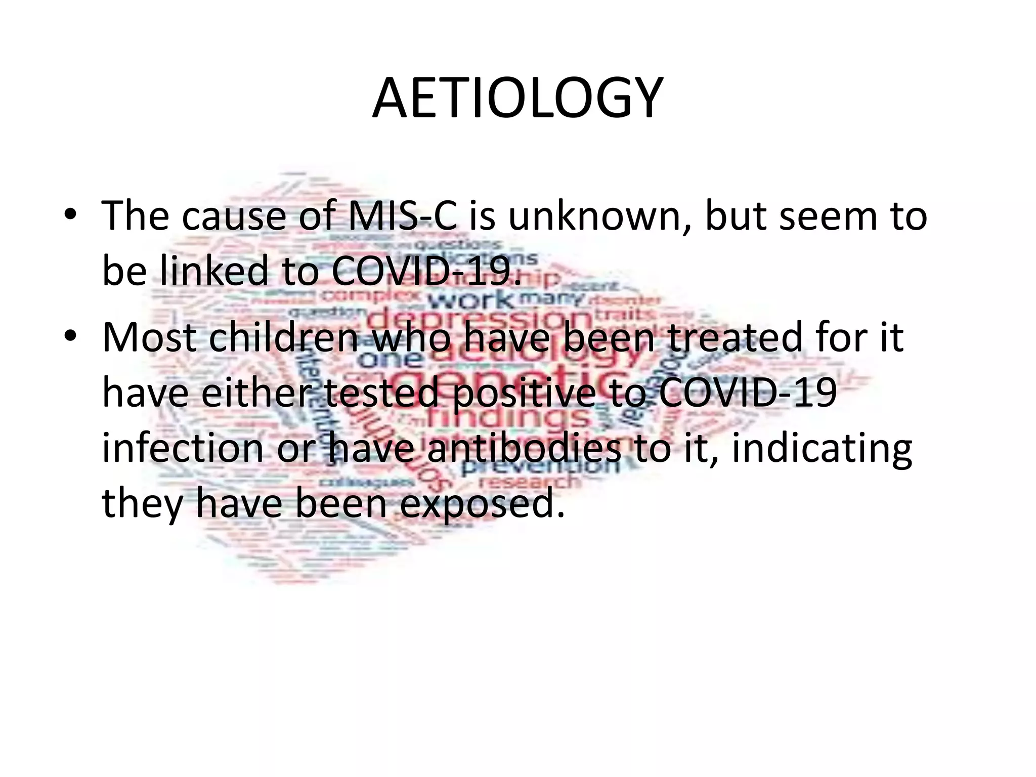 Multisystem inflammatory syndrome in children | PPTX