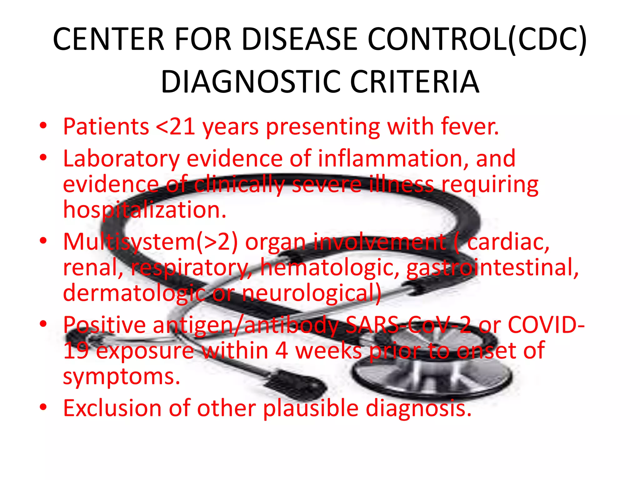 Multisystem inflammatory syndrome in children | PPTX