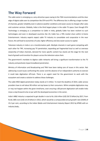 Multi System Operators - An Industry Perspective | PDF