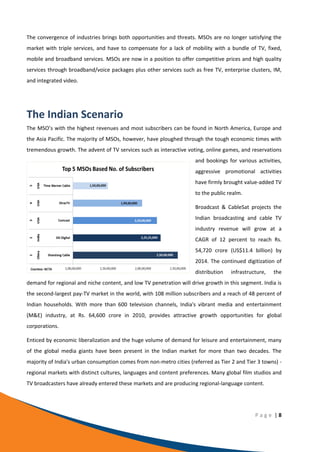Multi System Operators - An Industry Perspective | PDF