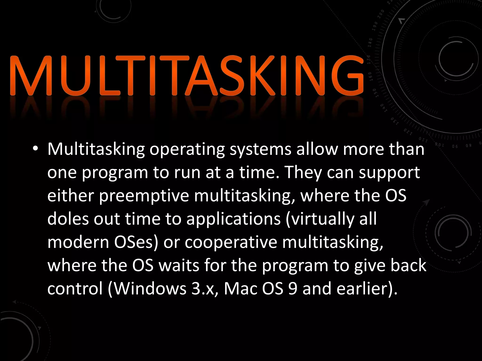 Multitasking and gui | PPT