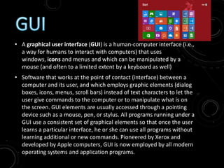 Multitasking and gui | PPT