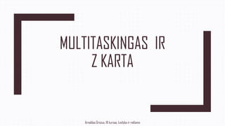 Multitaskingas | PDF