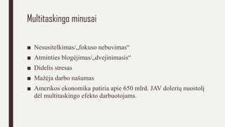 Multitaskingas | PDF