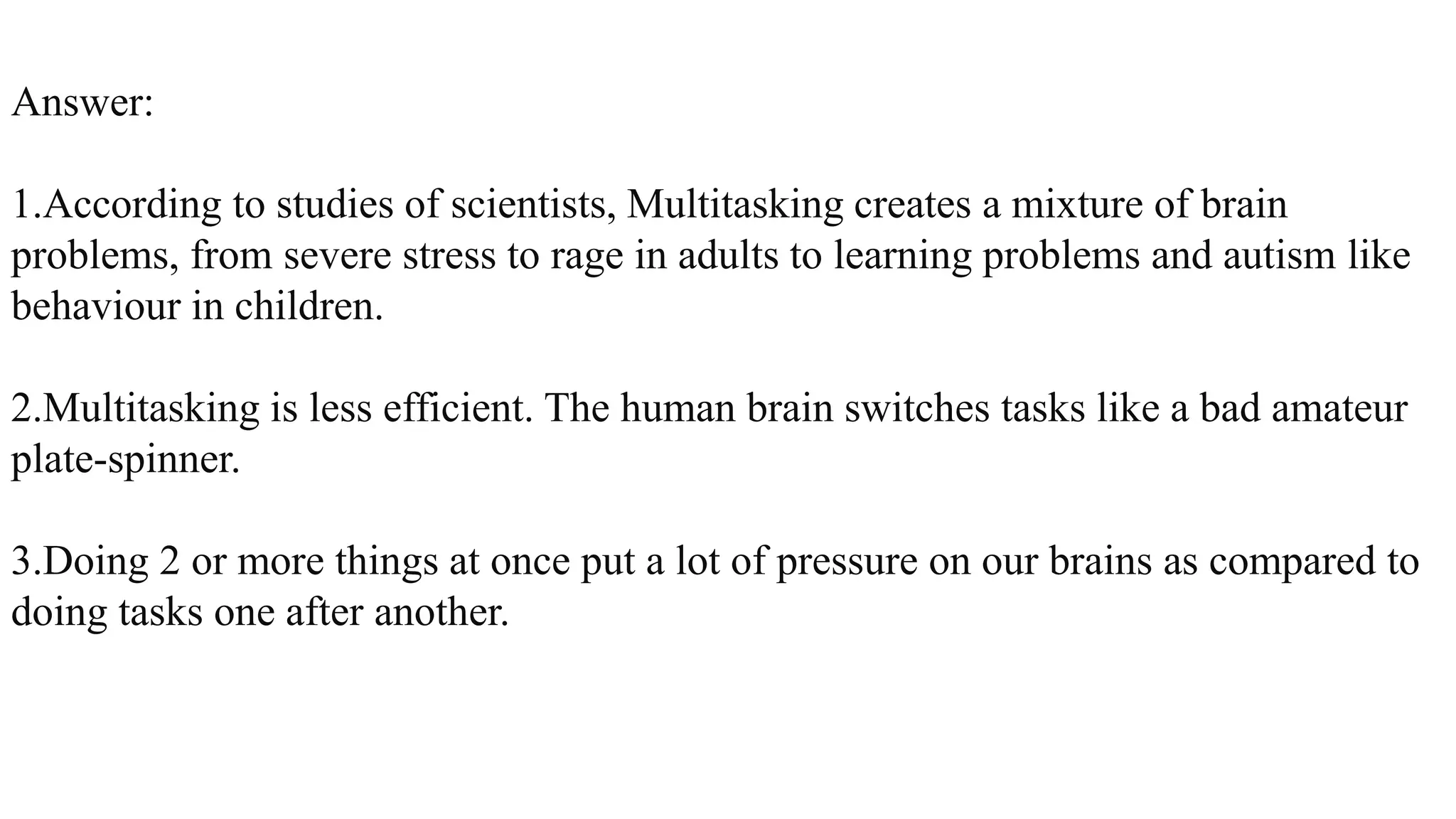 Multitasking group ppt | PPTX