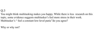 Multitasking group ppt | PPTX