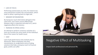 Multi tasking Women | PPTX