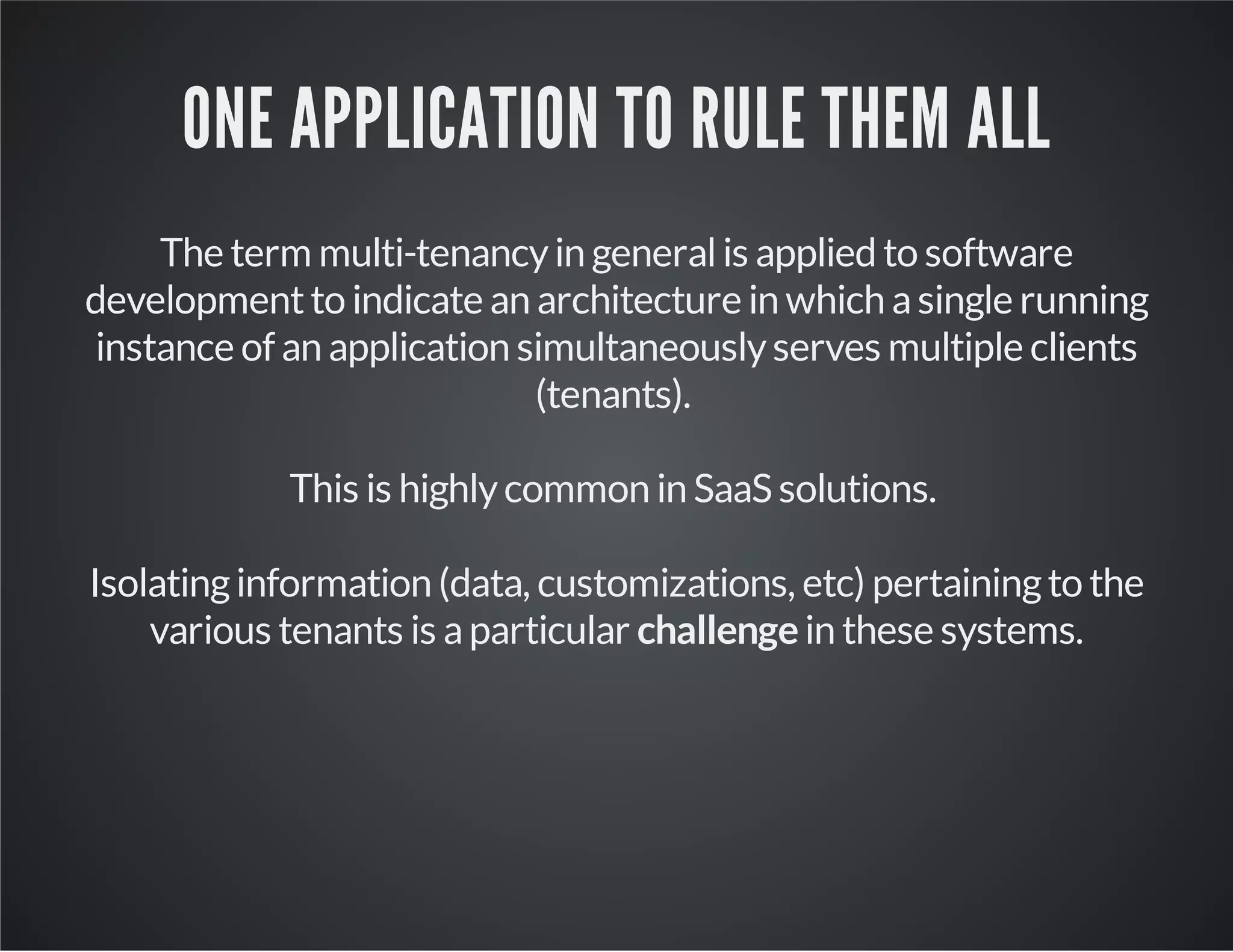 Multi-tenancy in Java | PPT