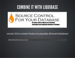 Multi-tenancy in Java | PPT
