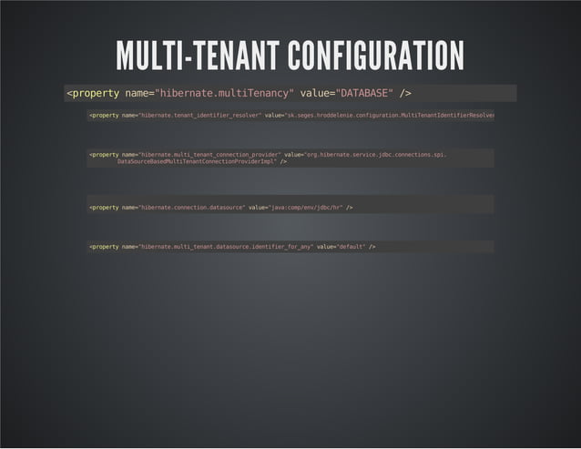 Multi-tenancy in Java | PPT