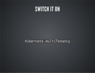 Multi-tenancy in Java | PPT