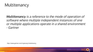 Multitenancy in WSO2 Carbon 5 (C5) | PPT