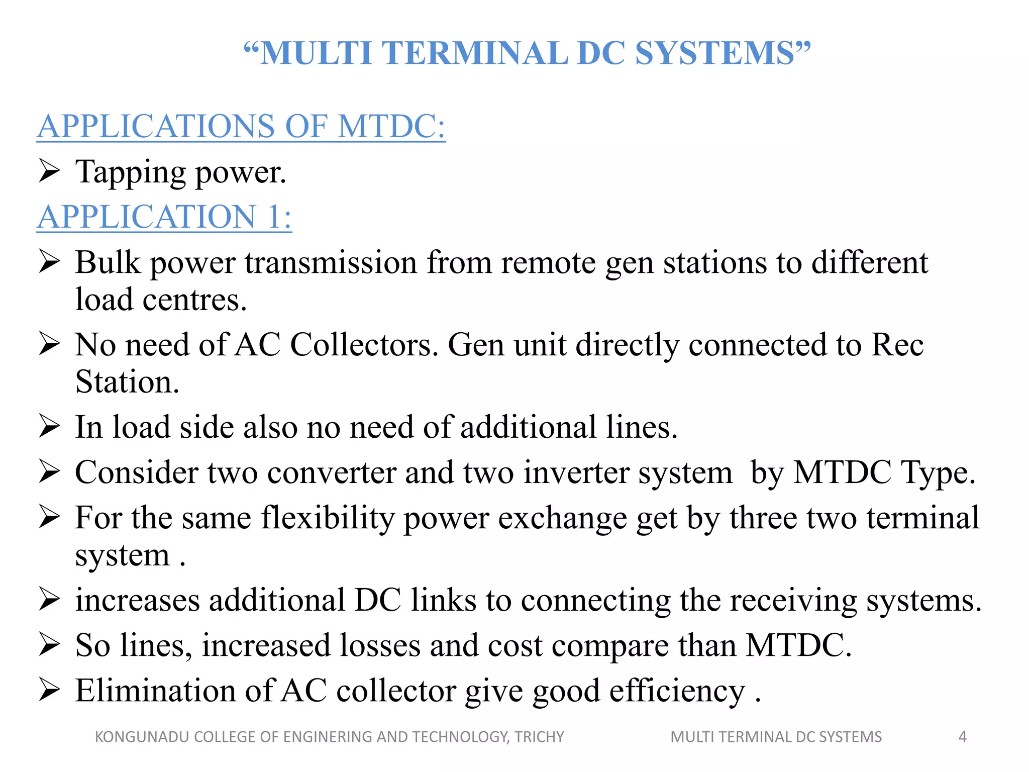 Multi Terminal Dc Systems Mtdc Ppt