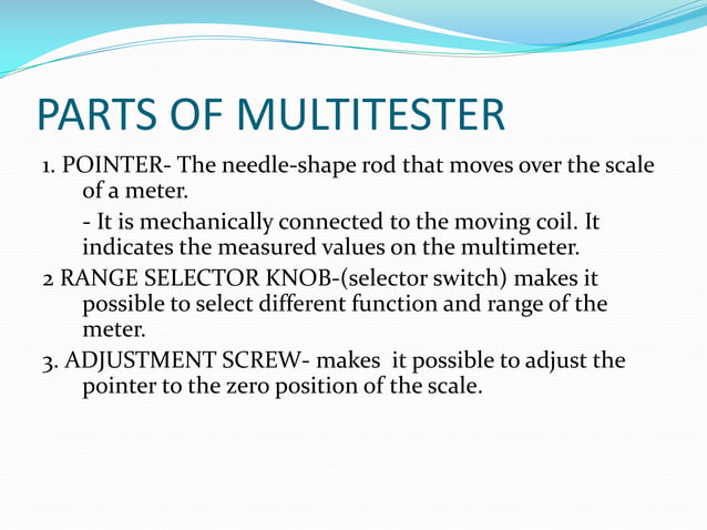Multitester | PPTX